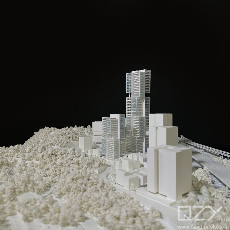 Concept Miniature Skyscraper Model Office Building Maquette Aedas 1:1000
