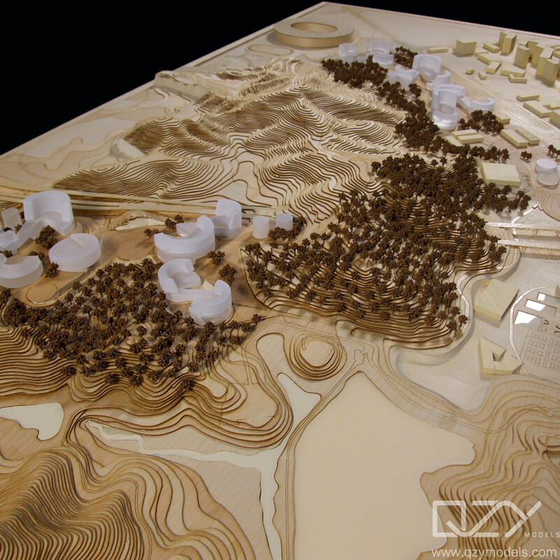 Conceptual Architectural Section Model CABR 1:1500 The Chinese ...
