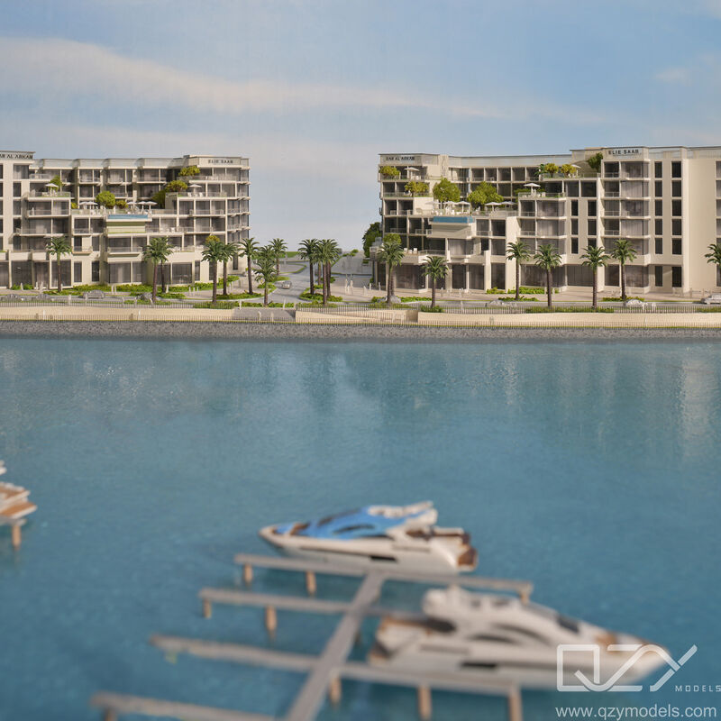 DAR GLOBAL Mini Architecture Models Block Building Design 1:250 Qatar ...