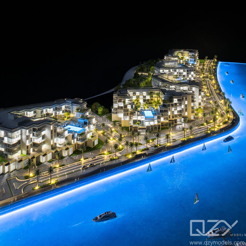 DAR GLOBAL Mini Architecture Models Block Building Design 1:250 Qatar ...