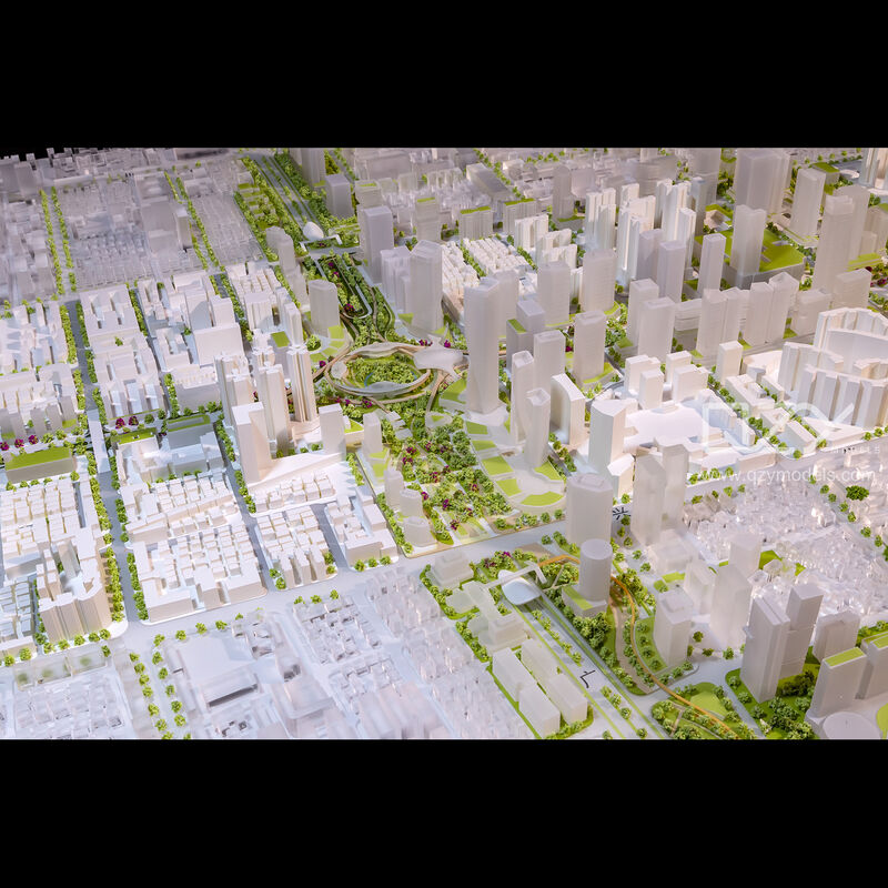 HUAYI Miniature Architectural Models 1:2000 Urban Design Model Bao'An ...