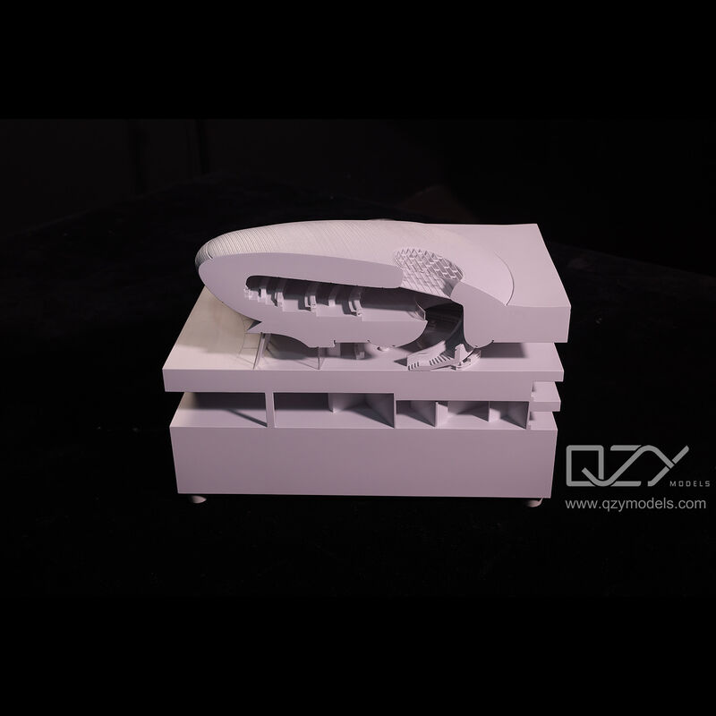 MAD Architecture Designed Shenzhen Bay Cultural Plaza 1:50 Section 3D ...