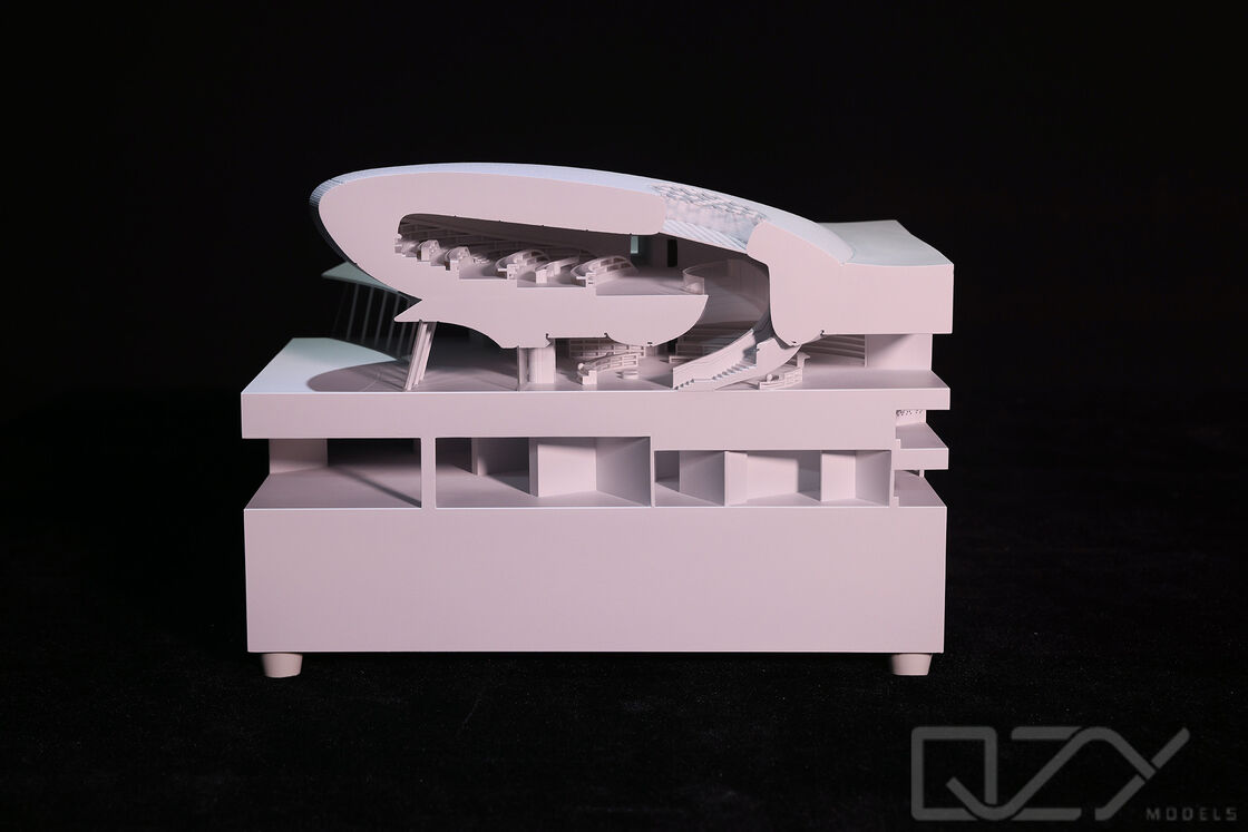 MAD 1/50 Shenzhen Bay Cultural Plaza Section Model A Symphony in White ...