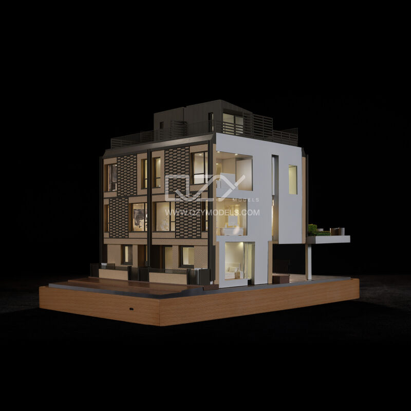 1/50 TVC Residencial Model Seamless Integration Villa Sales Models ...