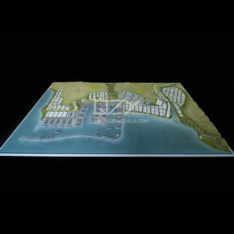 1:2000 Scale Nador West Med Port Model