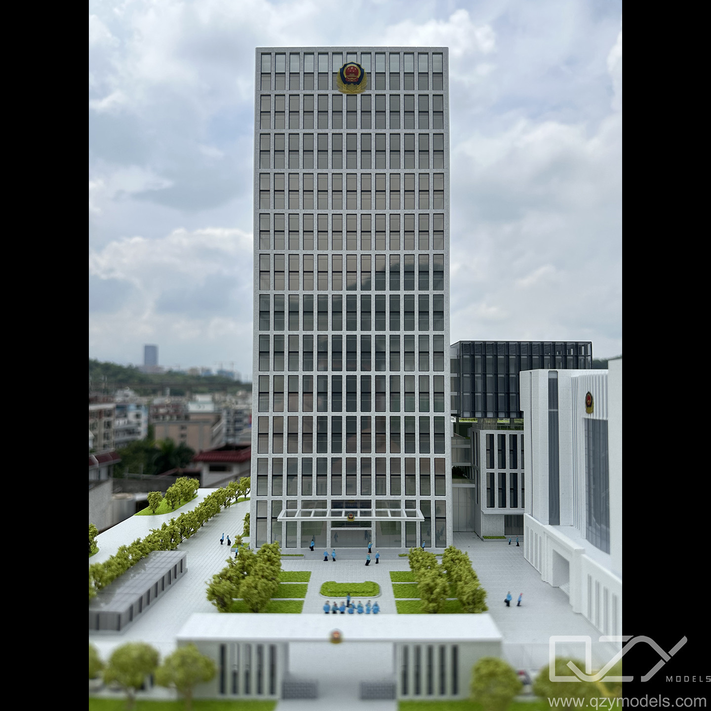 Architectural Building Maquette Model HSA 1/300 Scale Buildings Custom