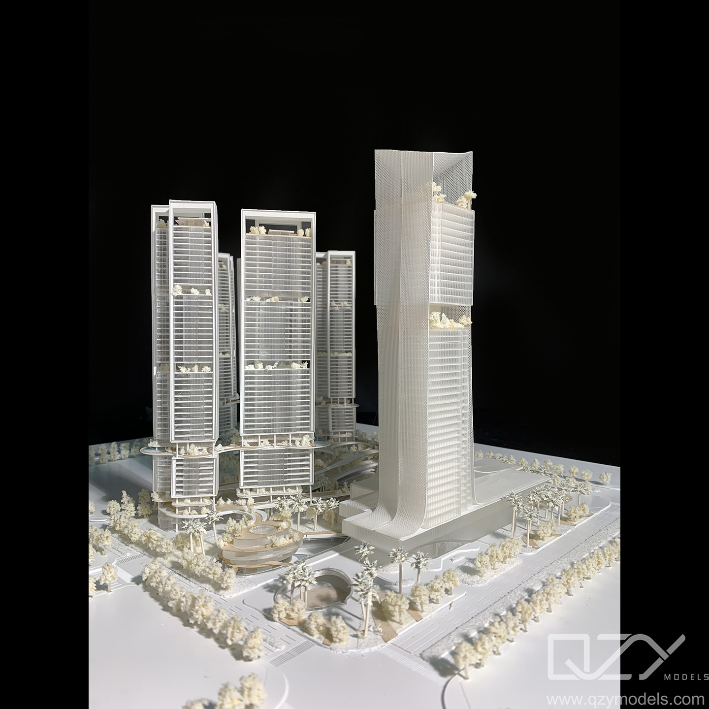 ODM 3D Print Architectural Model Building HSA 1:1000 video