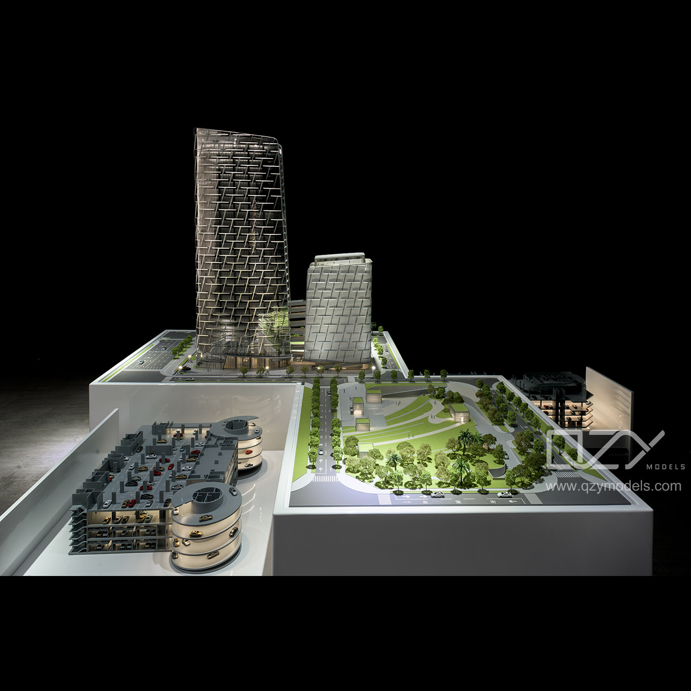Custom KPF Architectural Physical Model 1/100 PAC Tower Shenzhen