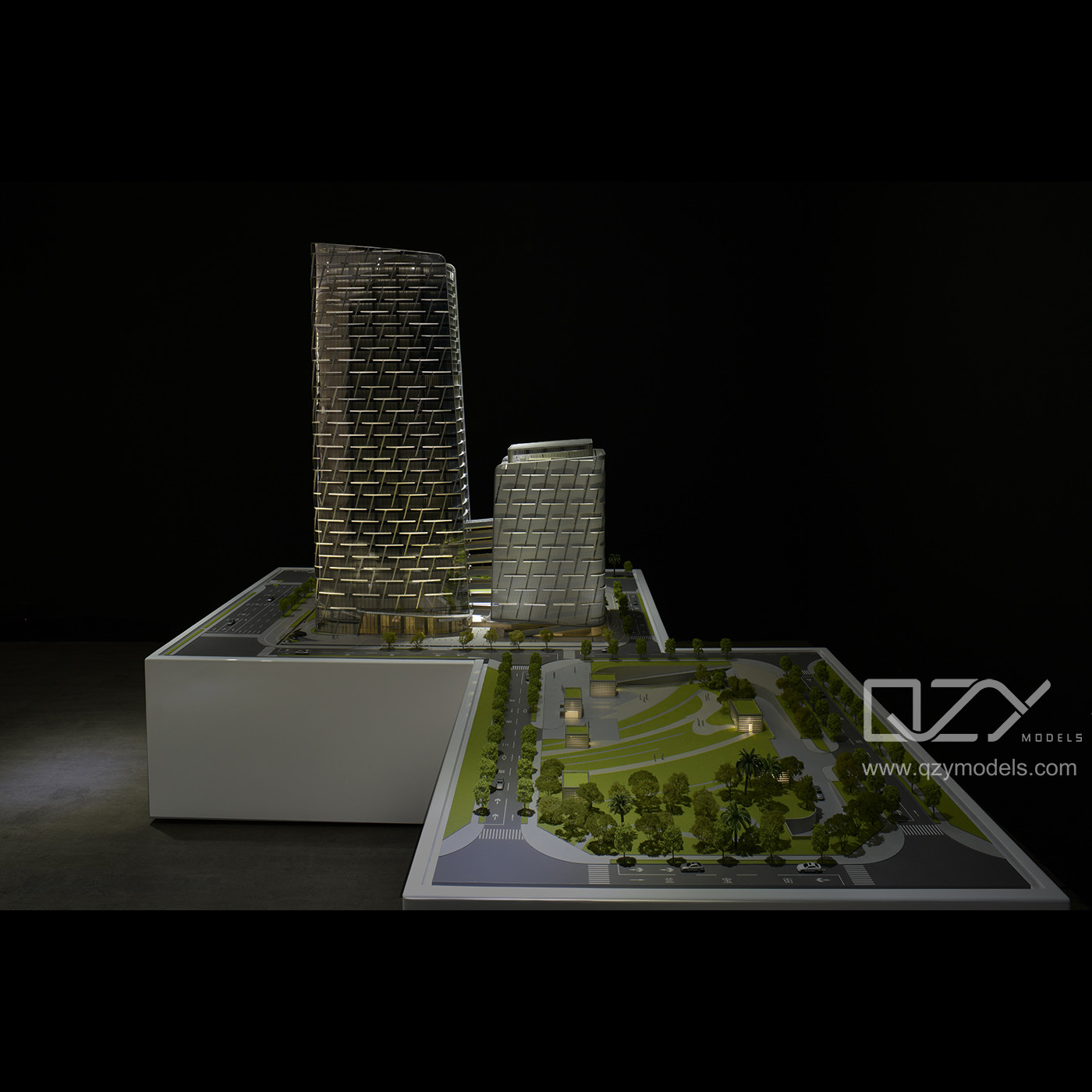 Custom KPF Architectural Physical Model 1:100 PAC Tower Shenzhen