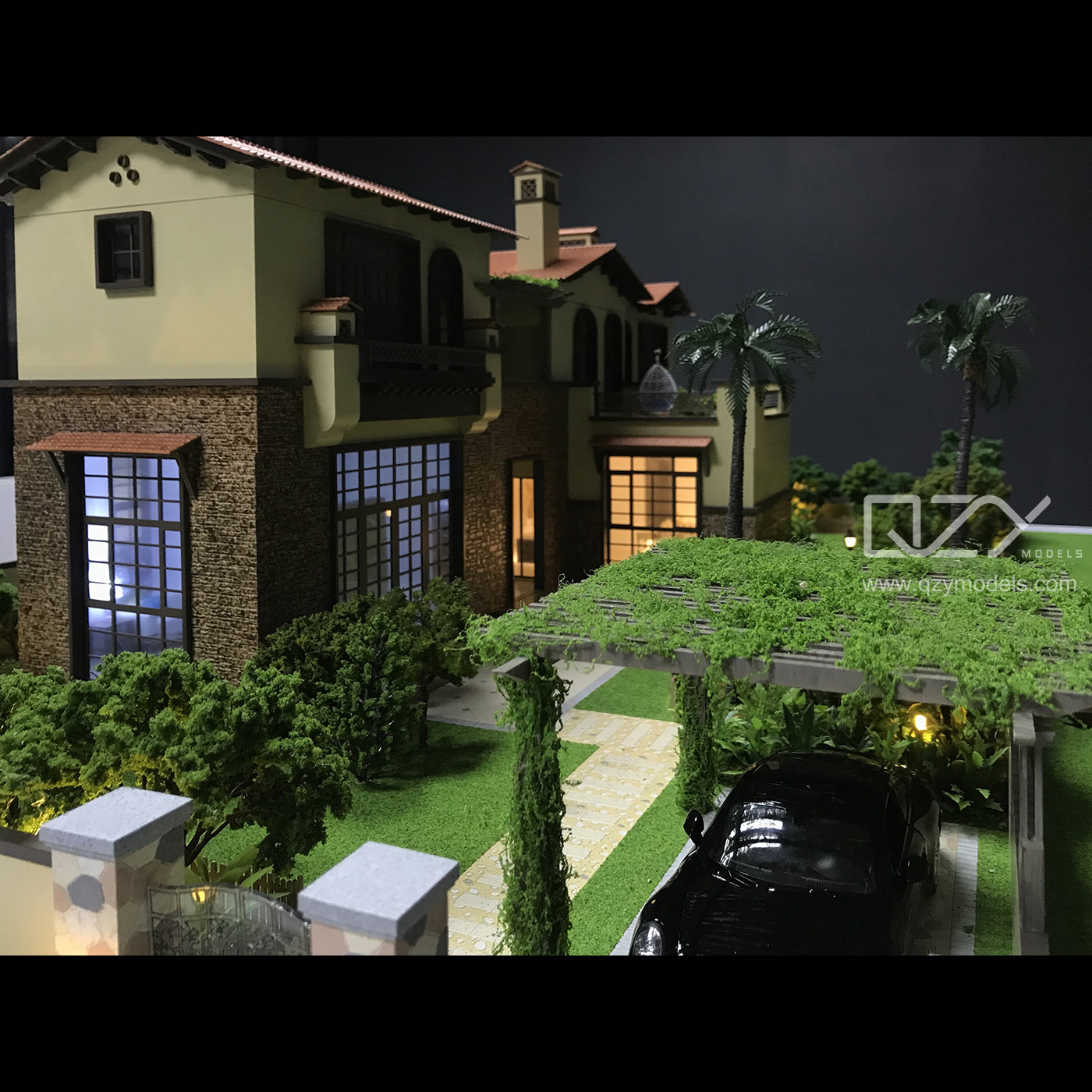 OEM Modern Residential Architectural Models 1/25 Villa Interior Design