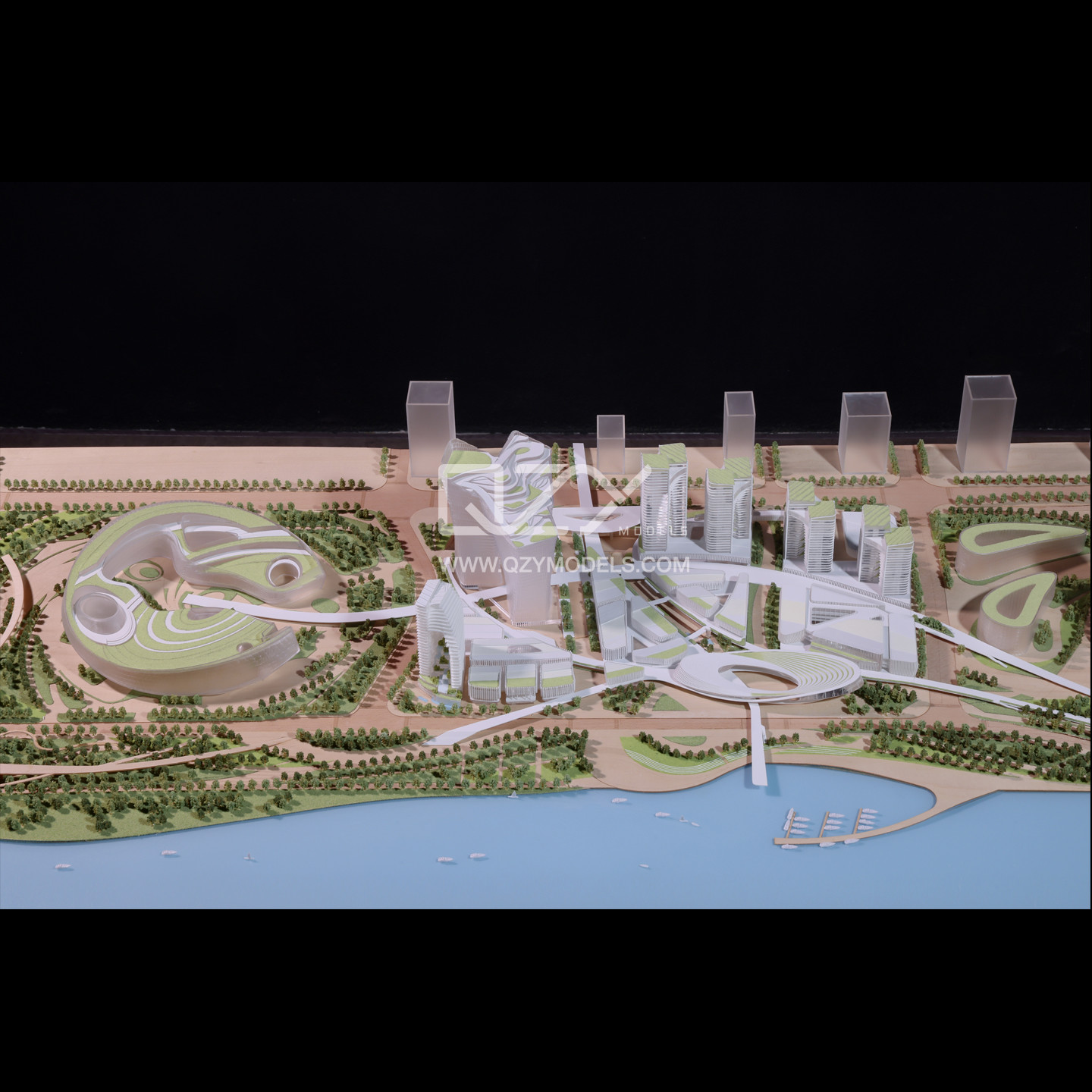 Nikken Sekkei - 1/1000 Tencent Qianhai Project Architectural Concept Model