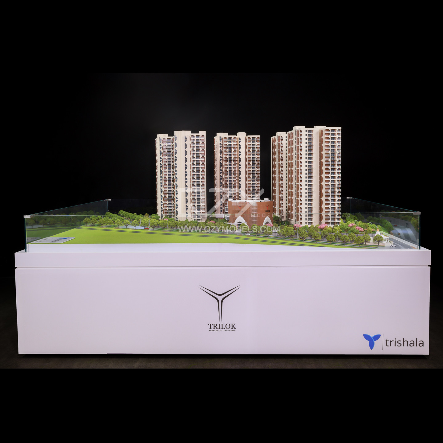 1/150 India Hyderabad Trilok Residence Model Thermoforming Miniature ...