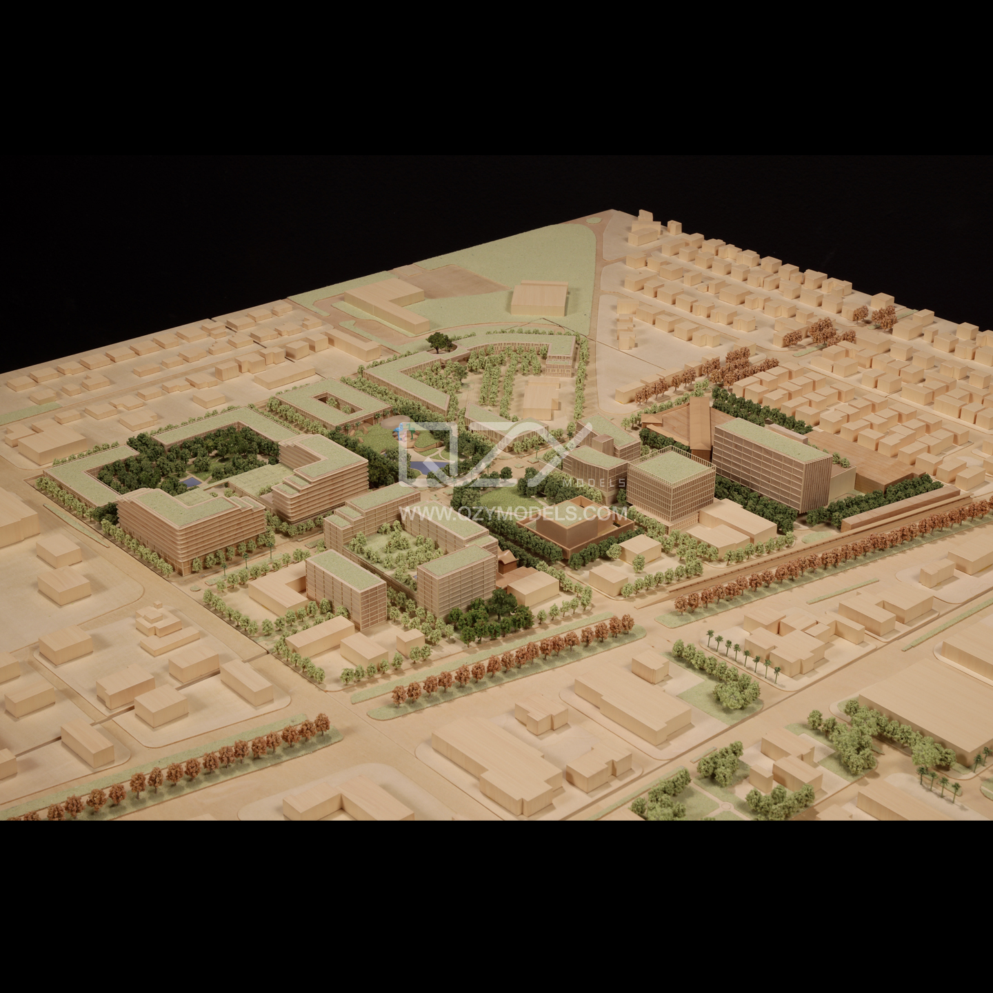 Handmade 1:1000 Scale Boca Raton Masterplan Model