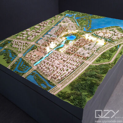 Residential Architectural Landscape Design Model Aecom 1/1500 Hangzhou ...