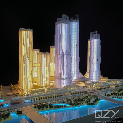 3D Modern Architecture Model Scale Miniature Building CAUPD 1/500