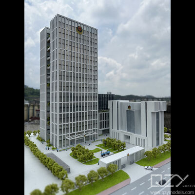 Architectural Building Maquette Model HSA 1/300 Scale Buildings Custom