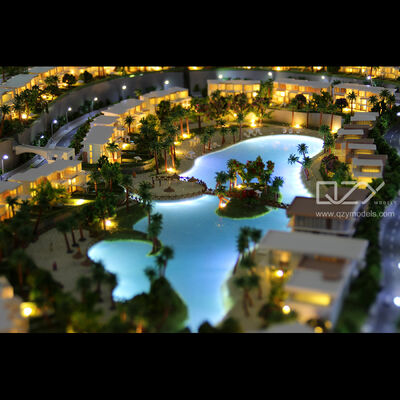Famous Village Buildings CNC Architecture Model Egypt 1/500 White Bay
