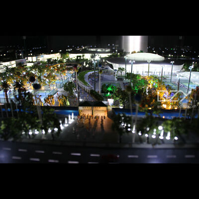 ODM Scale Miniature Building Models 1/300 Hengqin International Tennis ...