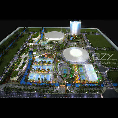 ODM Scale Miniature Building Models 1/300 Hengqin International Tennis ...