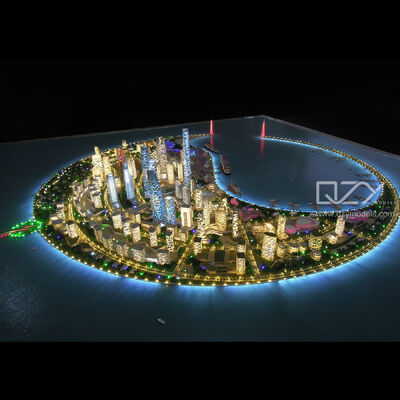 1/1000 Architectural Scale Model Nanhai Island Master Plan Model