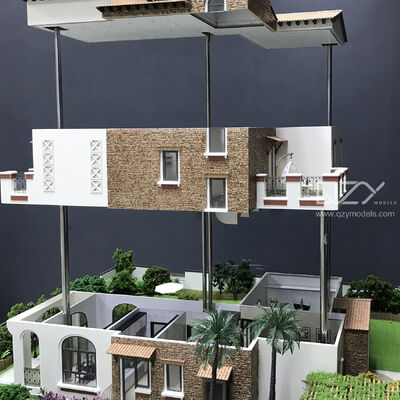 OEM Modern Residential Architectural Models 1/25 Villa Interior Design