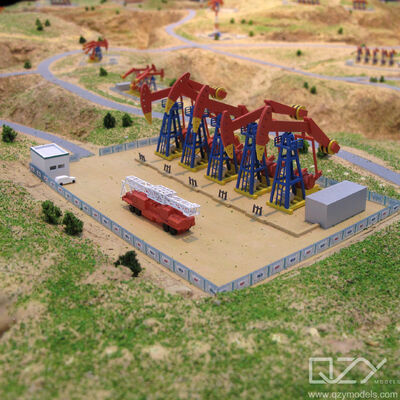1/200 Petroleum Extraction Scene Display Model for Demonstrating Oil ...