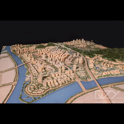 Aecom-1/1500 Dongguan Weiyuan Island Urban Design Model