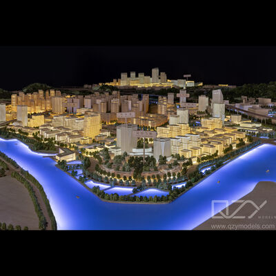 Aecom-1/1500 Dongguan Weiyuan Island Urban Design Model Architectural Model