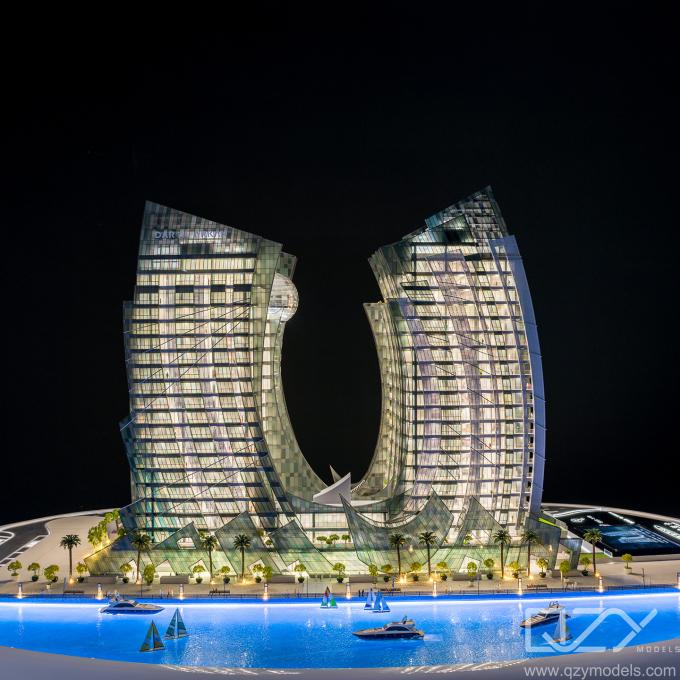 DAR GLOBAL Architectural Modeller City 1/100 Pagani Apartments OEM